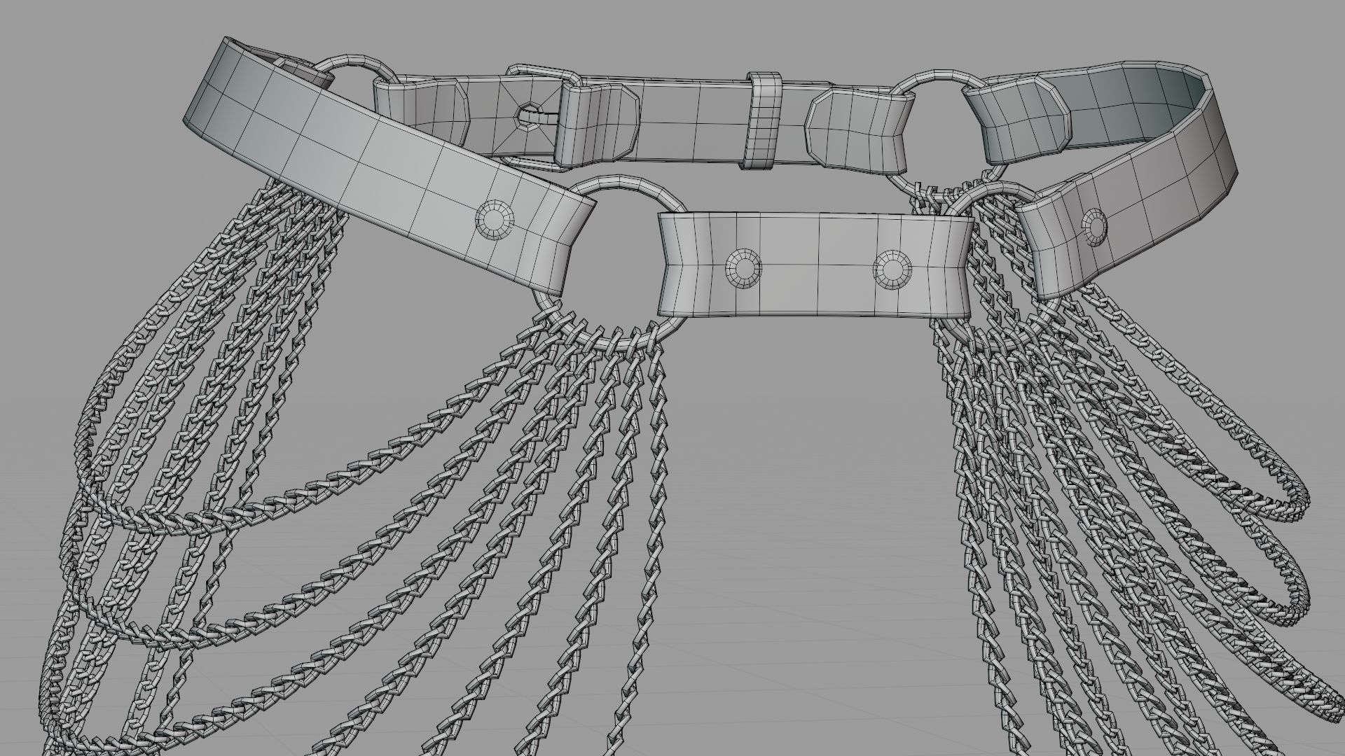 3D model Chain Harness VR / AR / low-poly | CGTrader