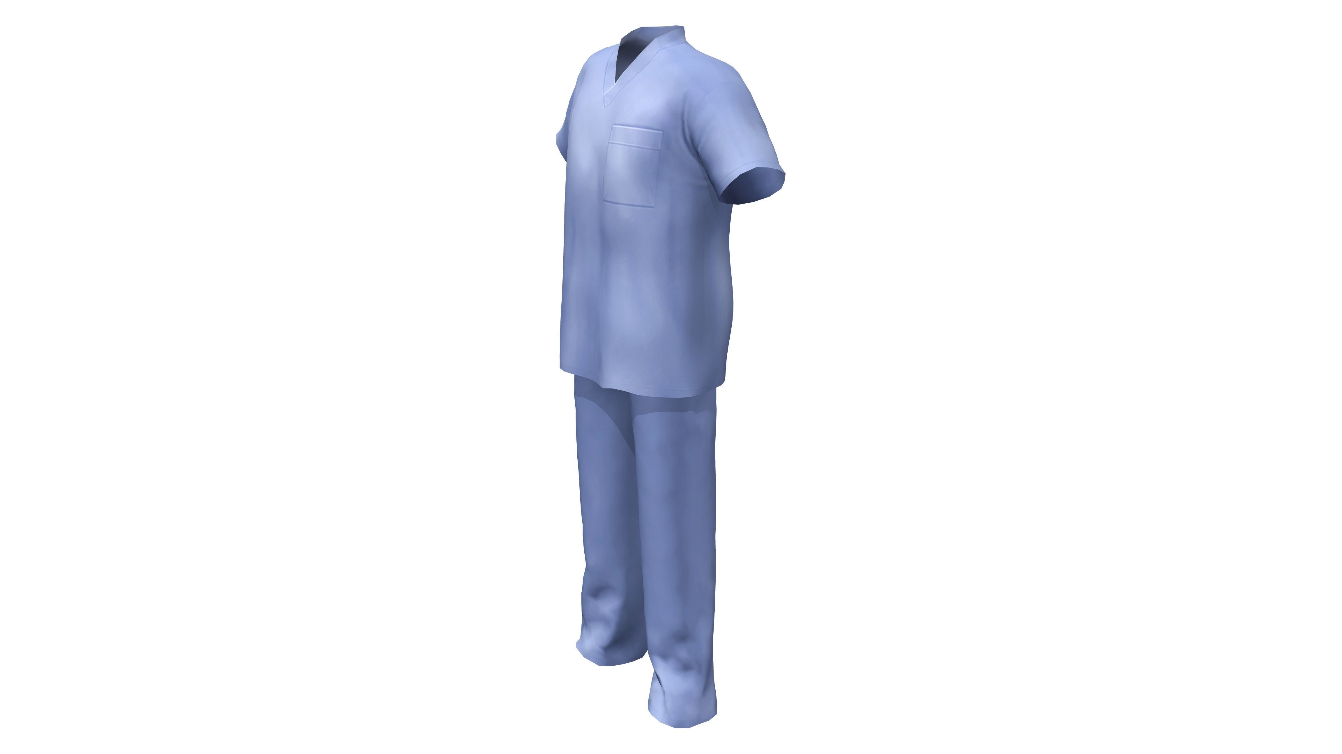 3D model Men Scrubs VR / AR / low-poly | CGTrader