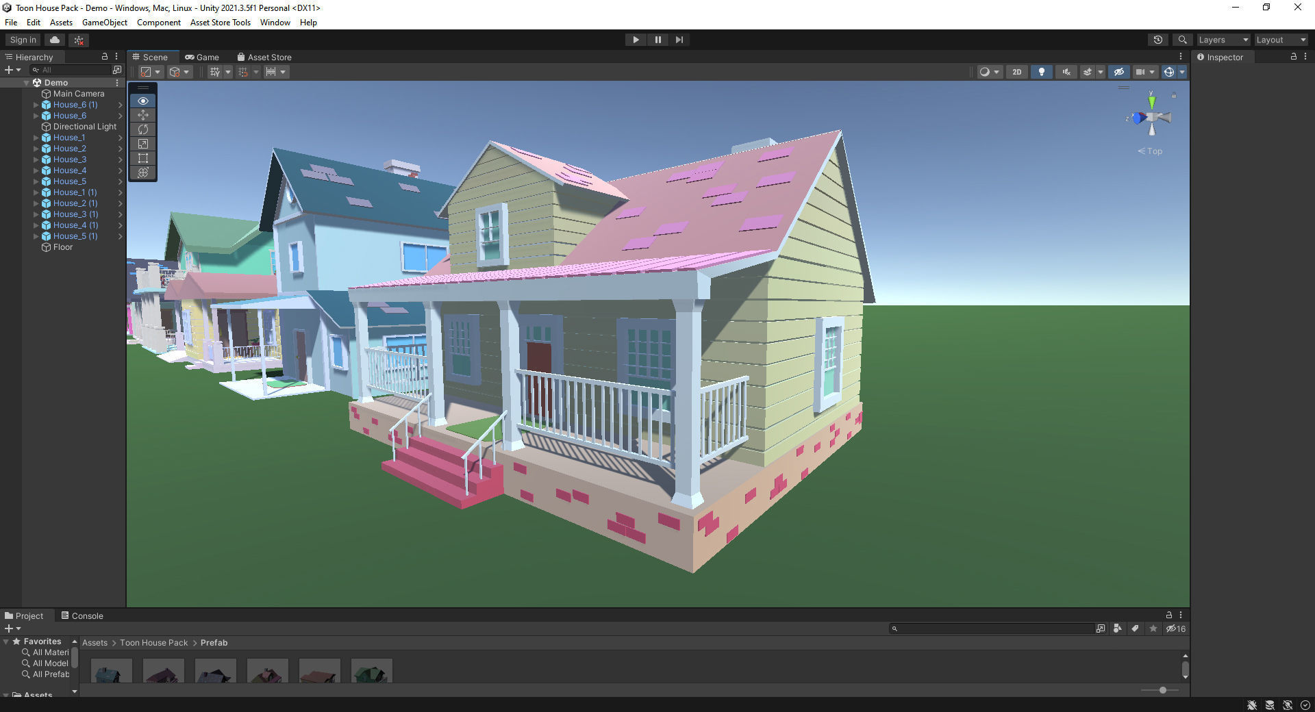 3D model Toon House Pack Cartoon Unity VR / AR / low-poly | CGTrader