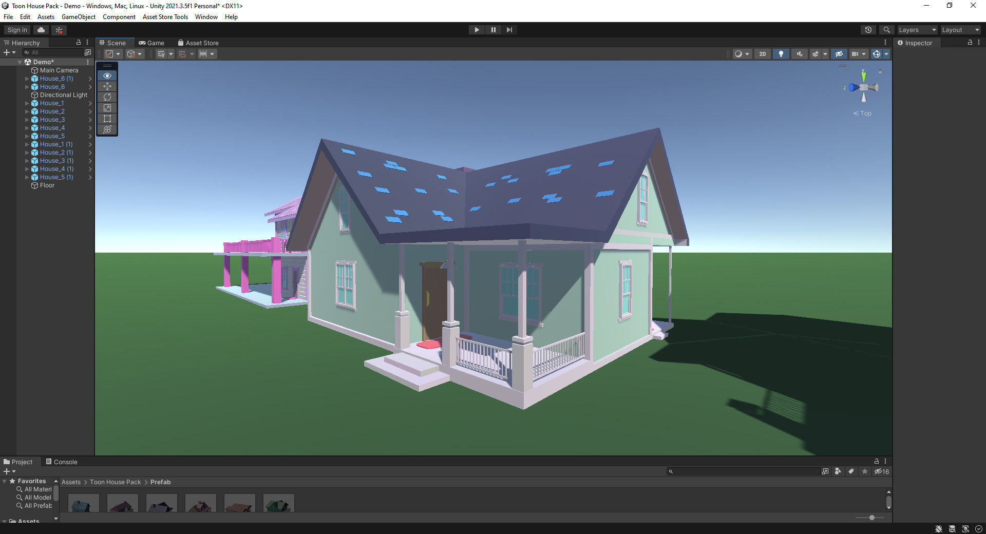 3D model Toon House Pack Cartoon Unity VR / AR / low-poly | CGTrader