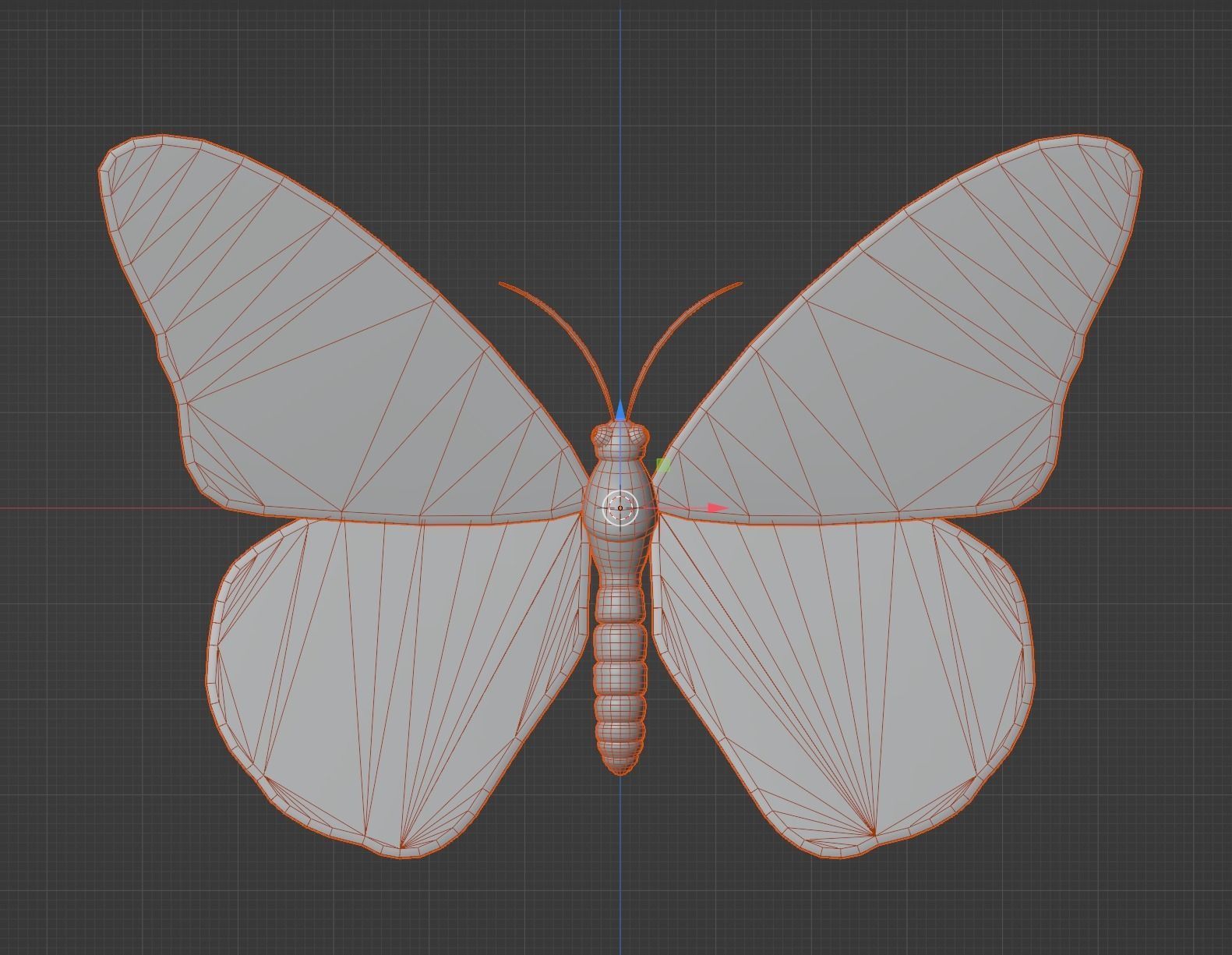3D model Butterfly Low Poly with Textures VR / AR / low-poly | CGTrader