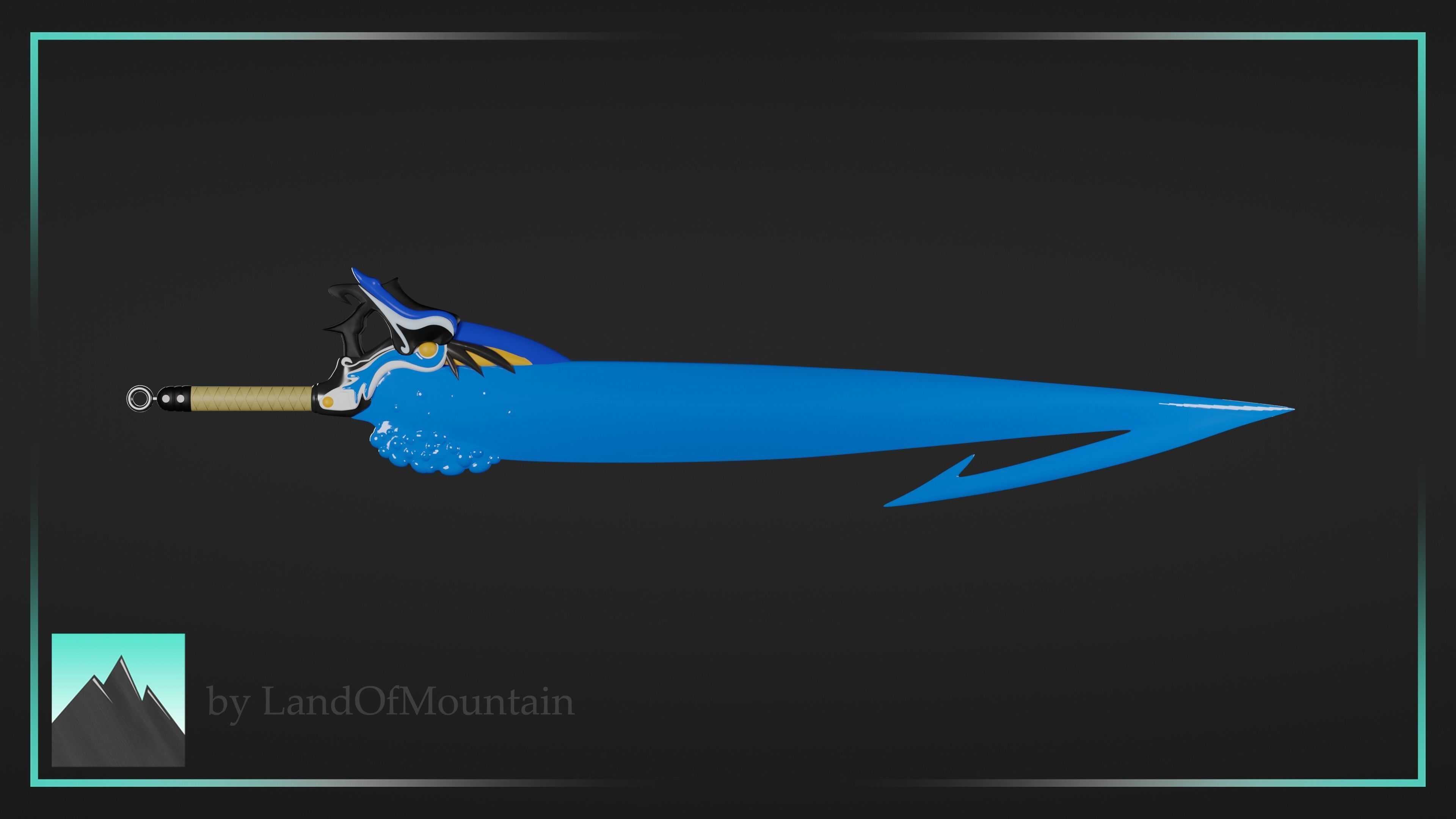 Tidus Brotherhood Sword - Final Fantasy X 3D model 3D printable | CGTrader