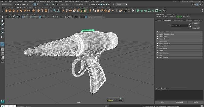 The Laser Gun free 3D model | CGTrader