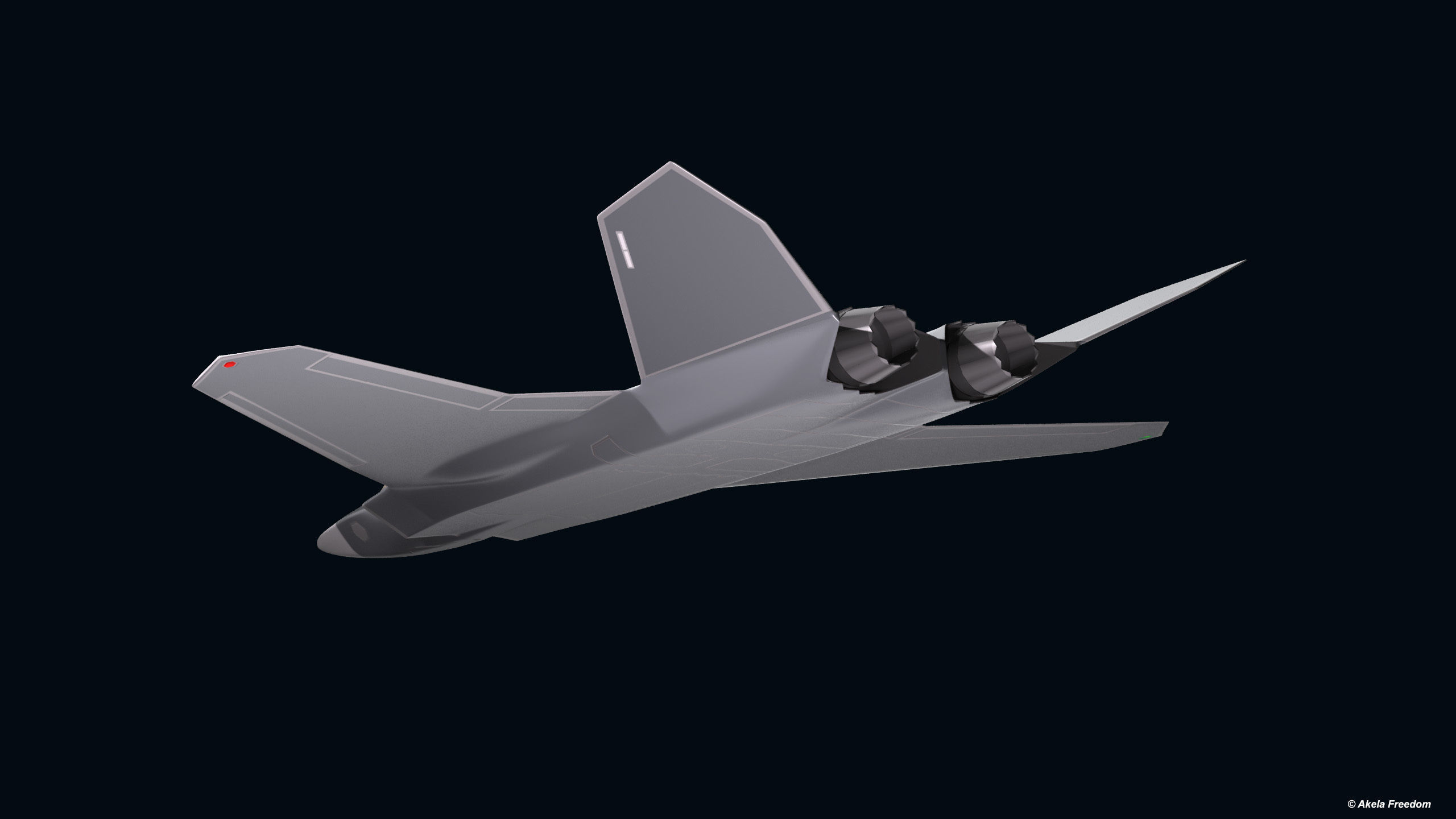 FCAS Future Combat Air System 3D model animated | CGTrader