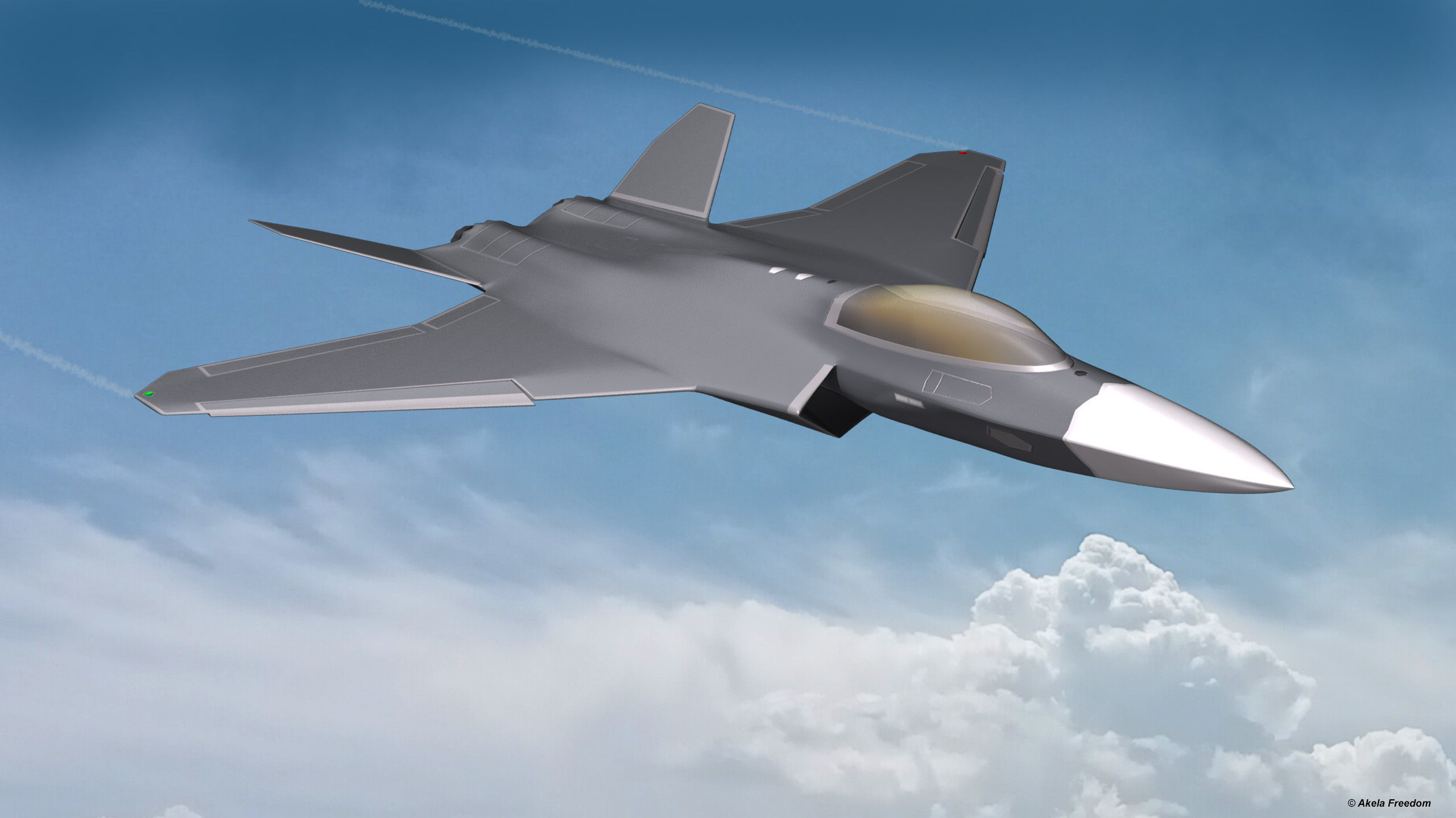 FCAS Future Combat Air System 3D model animated | CGTrader