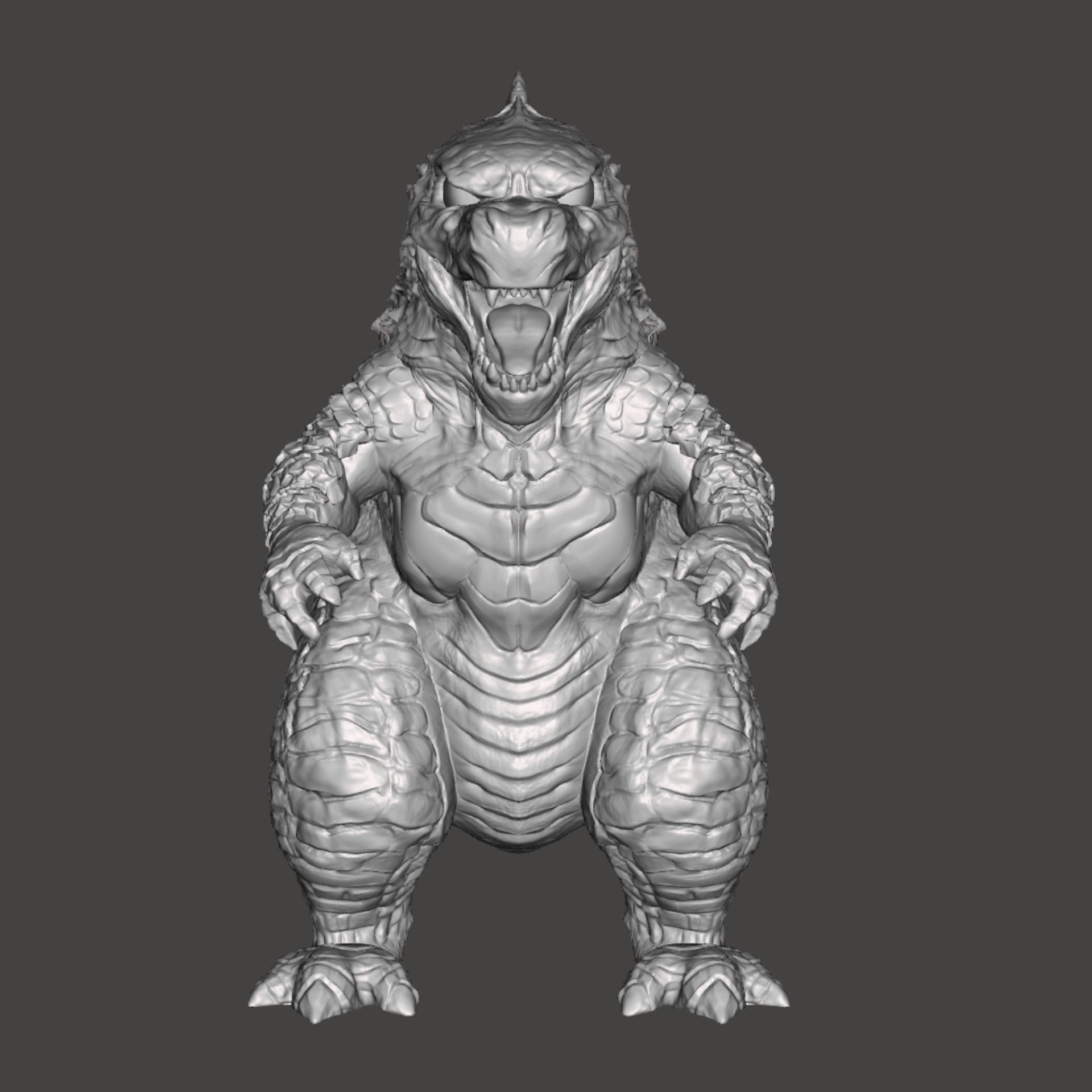 godzilla 3D model 3D printable | CGTrader