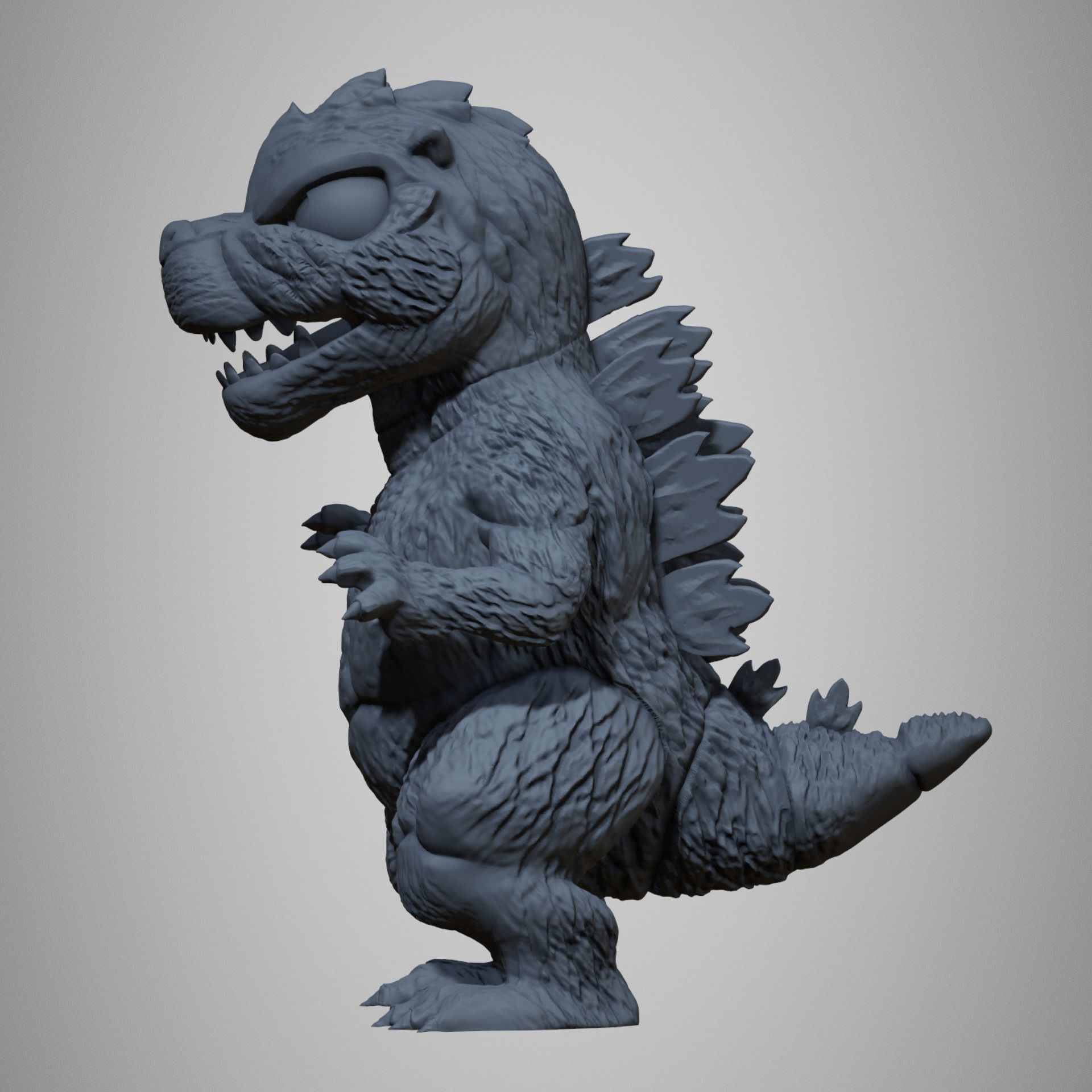 godzilla 3D model 3D printable | CGTrader
