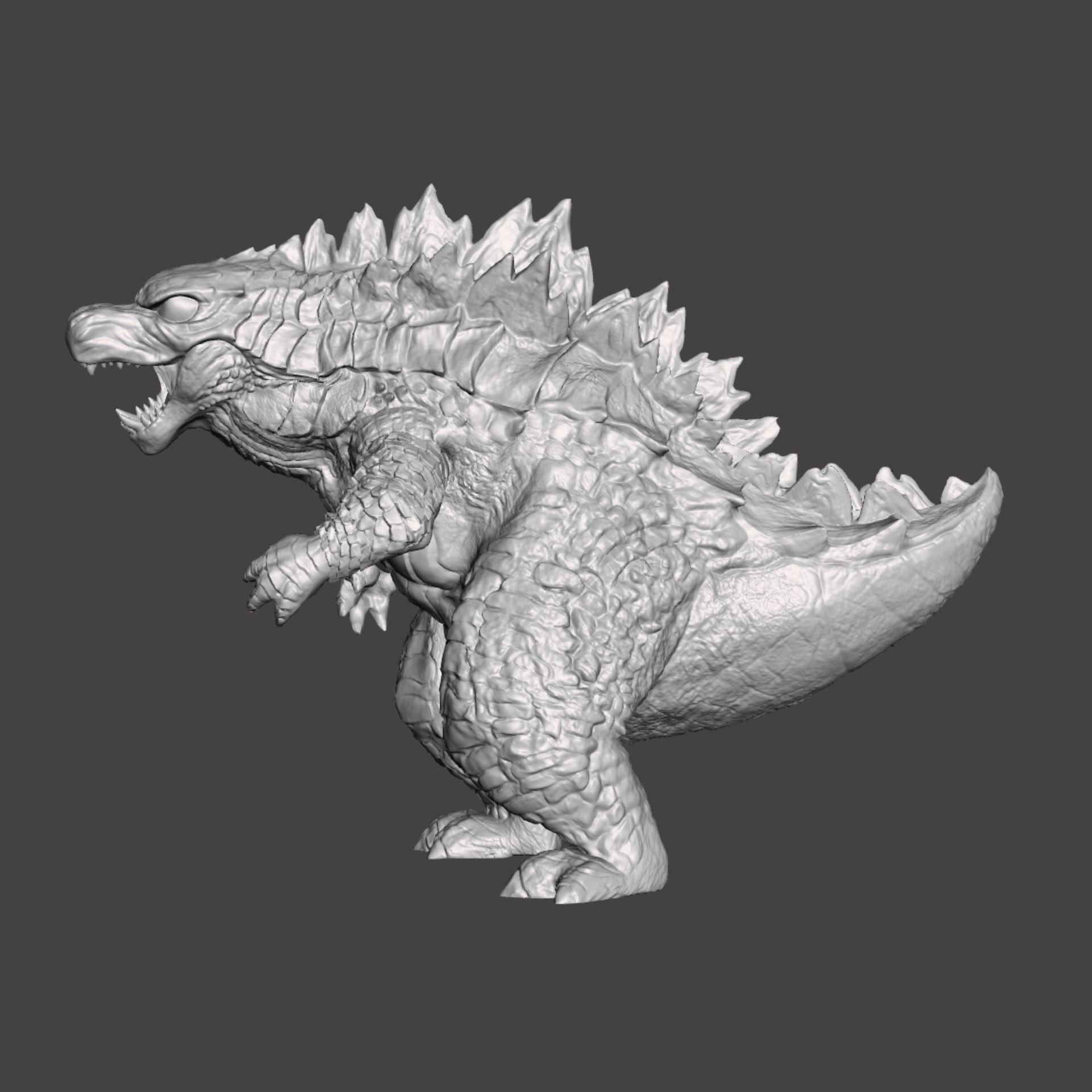 godzilla 3D model 3D printable | CGTrader