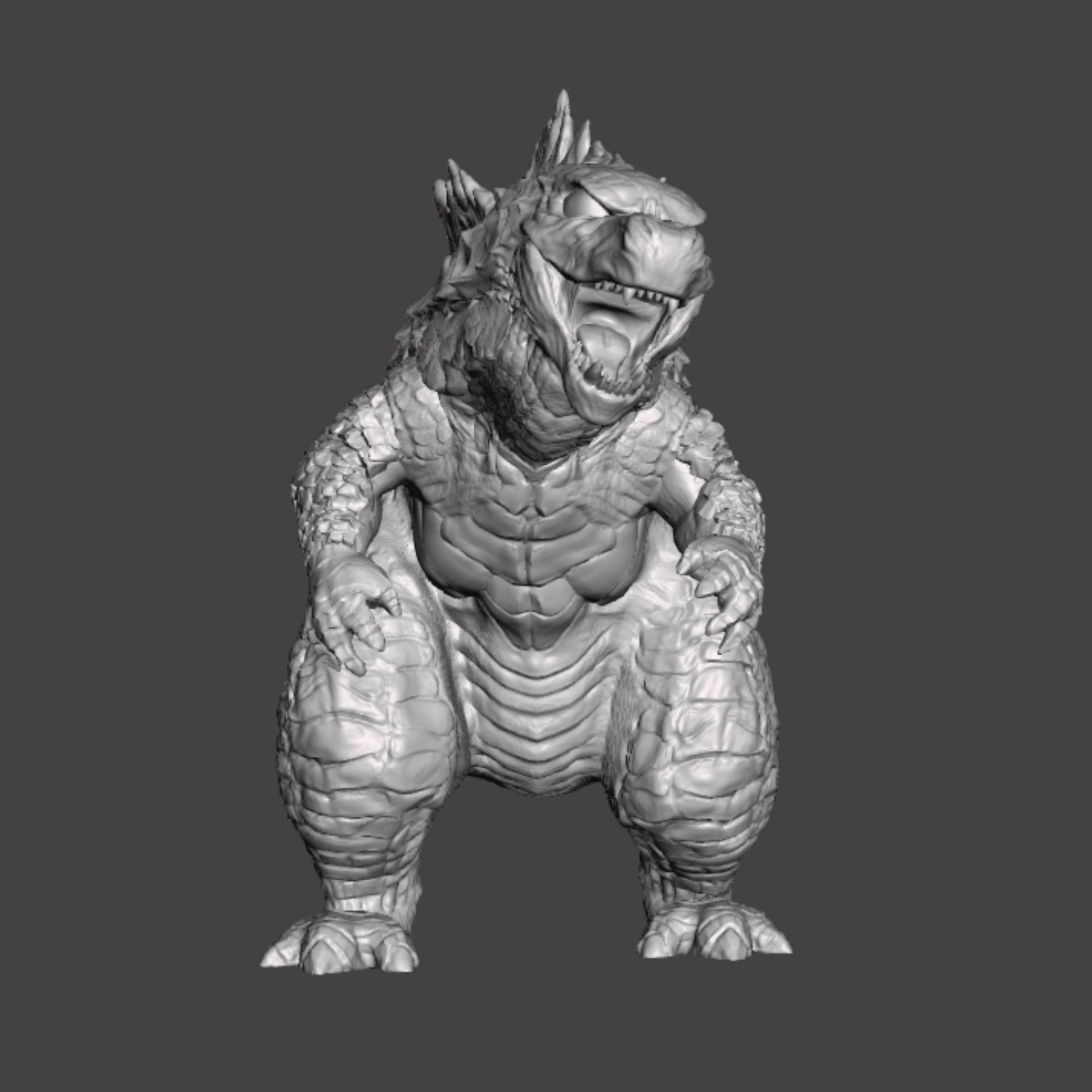 godzilla 3D model 3D printable | CGTrader