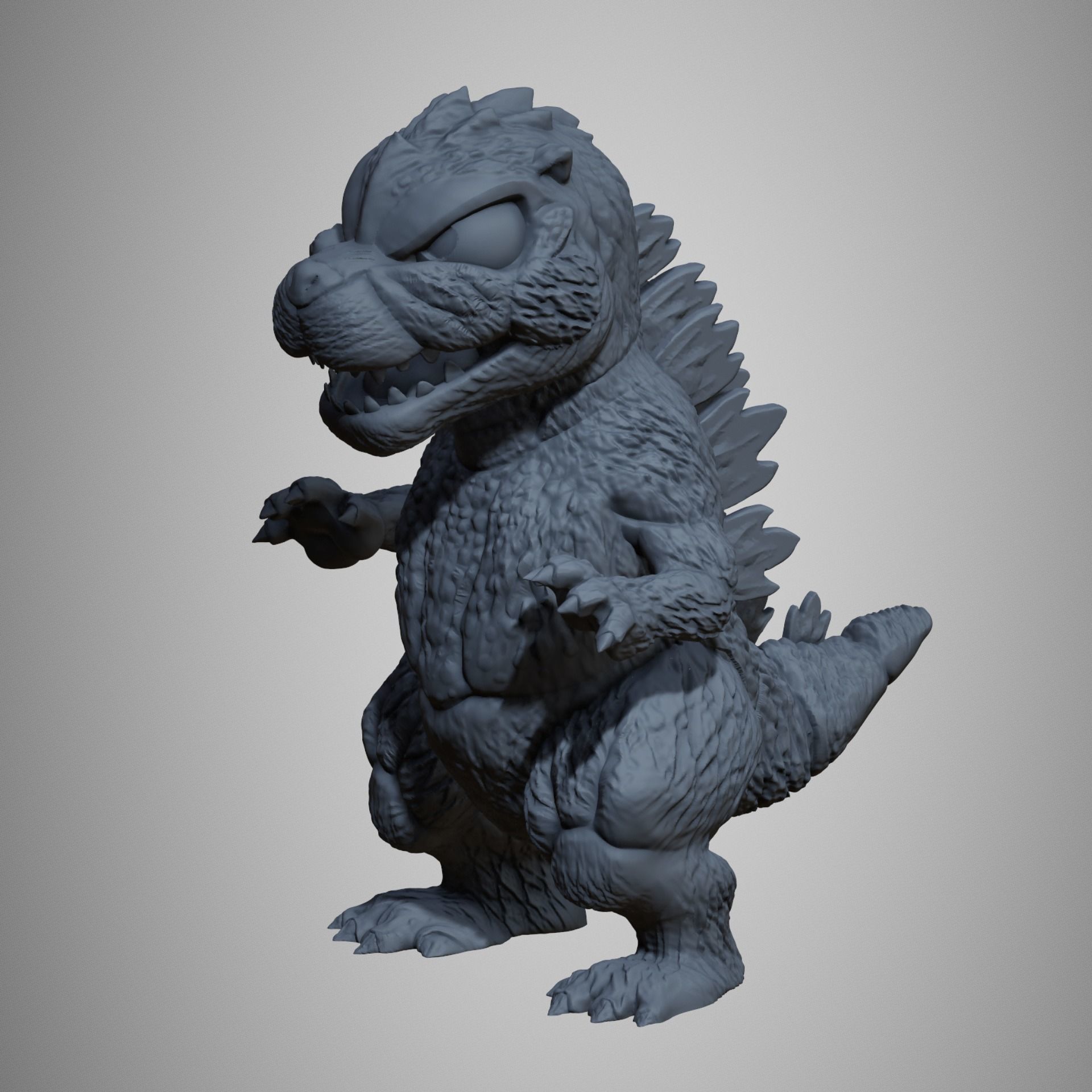 godzilla 3D model 3D printable | CGTrader