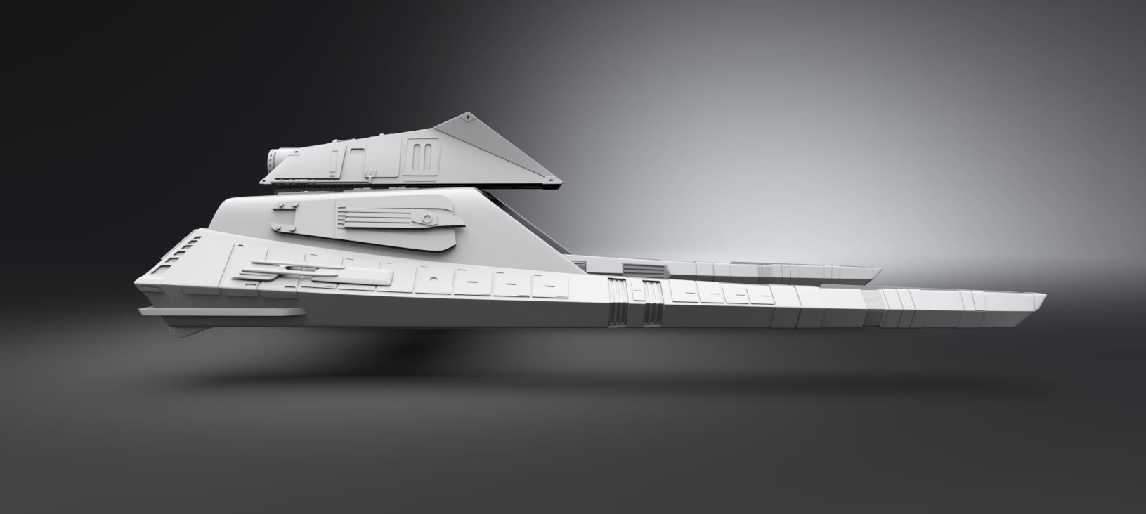 Vulcan Shuttle Surak Scale model 3D model 3D printable | CGTrader