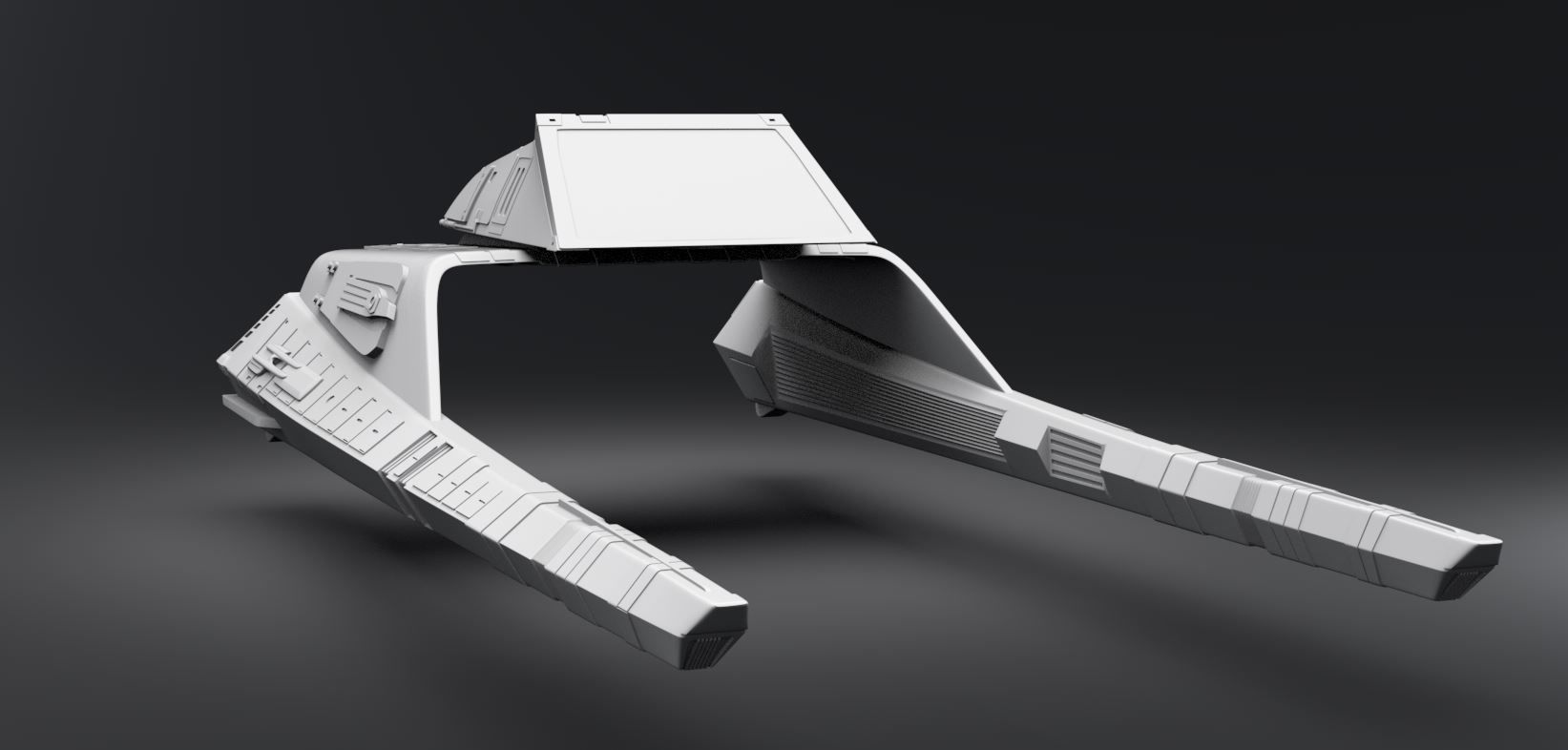 Vulcan Shuttle Surak Scale model 3D model 3D printable | CGTrader