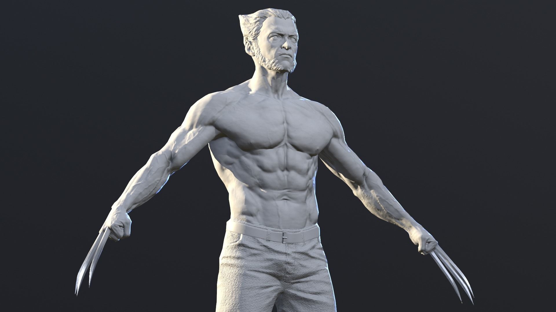 3D model Wolverine VR / AR / low-poly | CGTrader