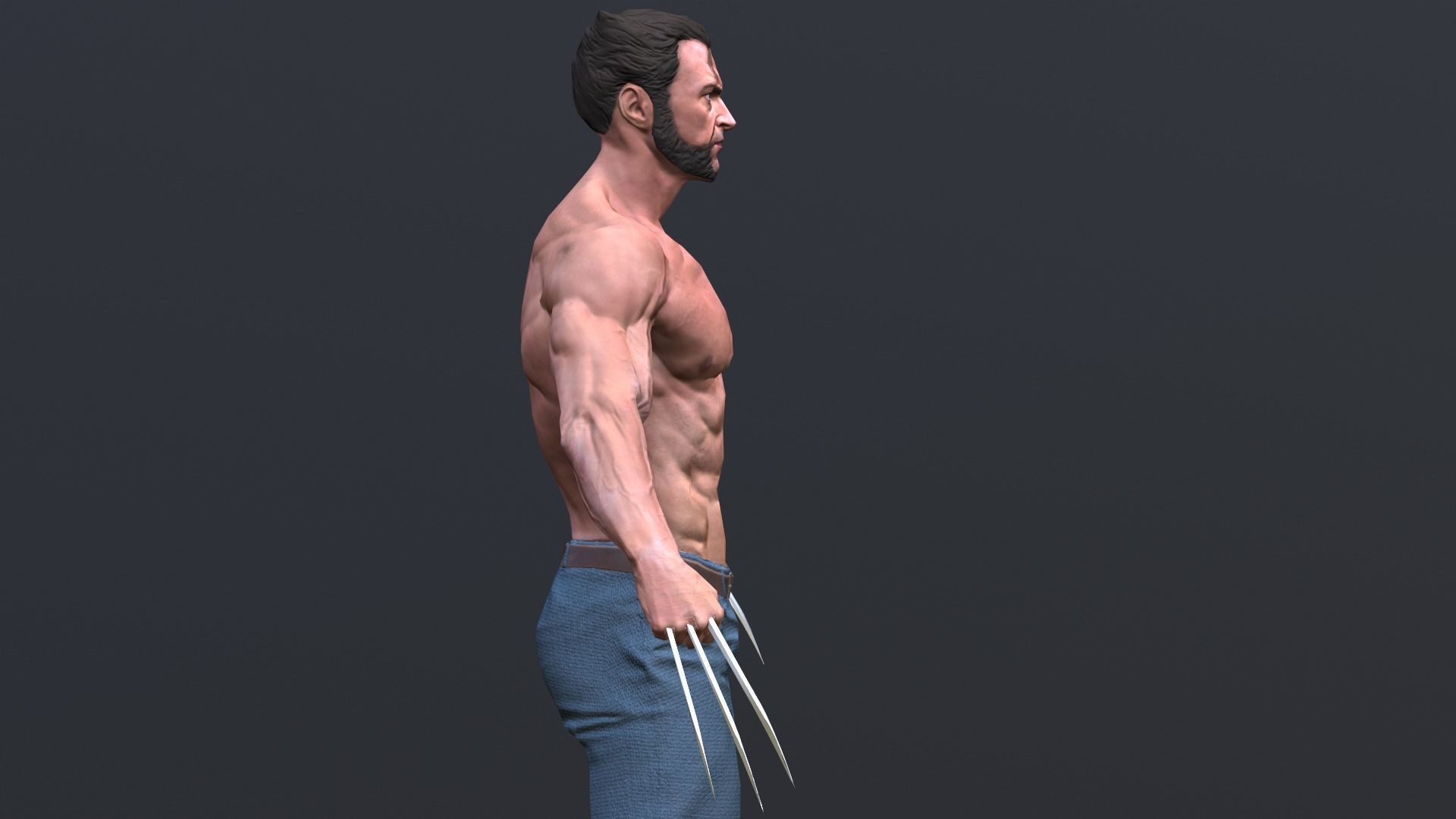 3D model Wolverine VR / AR / low-poly | CGTrader