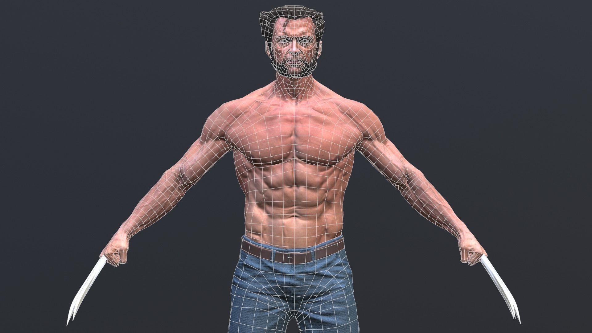 3D model Wolverine VR / AR / low-poly | CGTrader