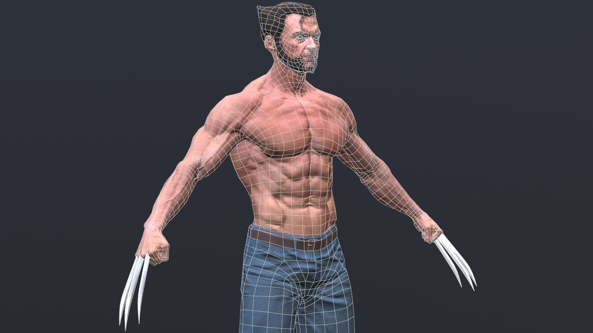 3D model Wolverine VR / AR / low-poly | CGTrader