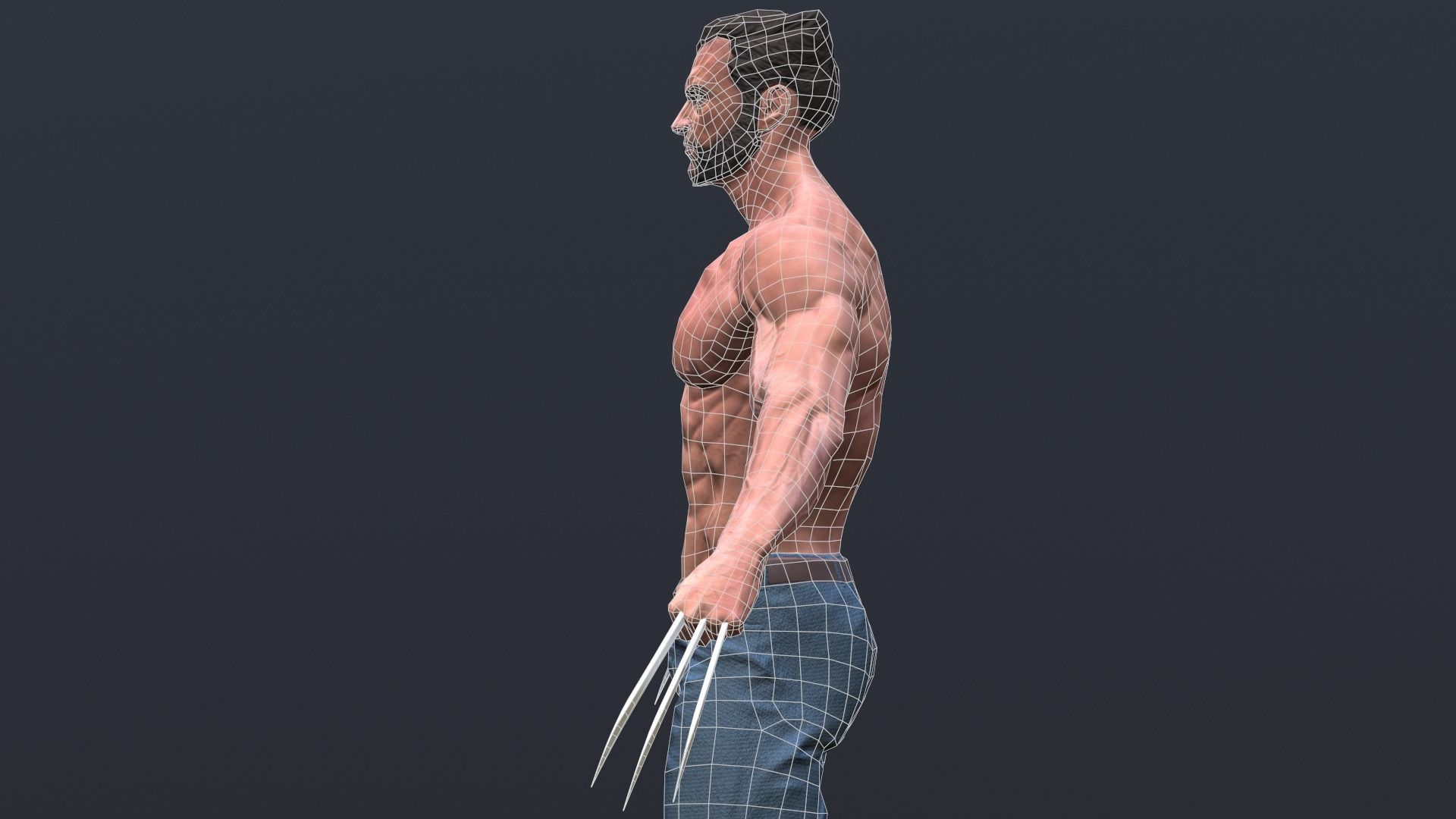 3D model Wolverine VR / AR / low-poly | CGTrader