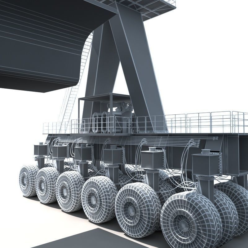 Wheeled beam lifter 3D model | CGTrader