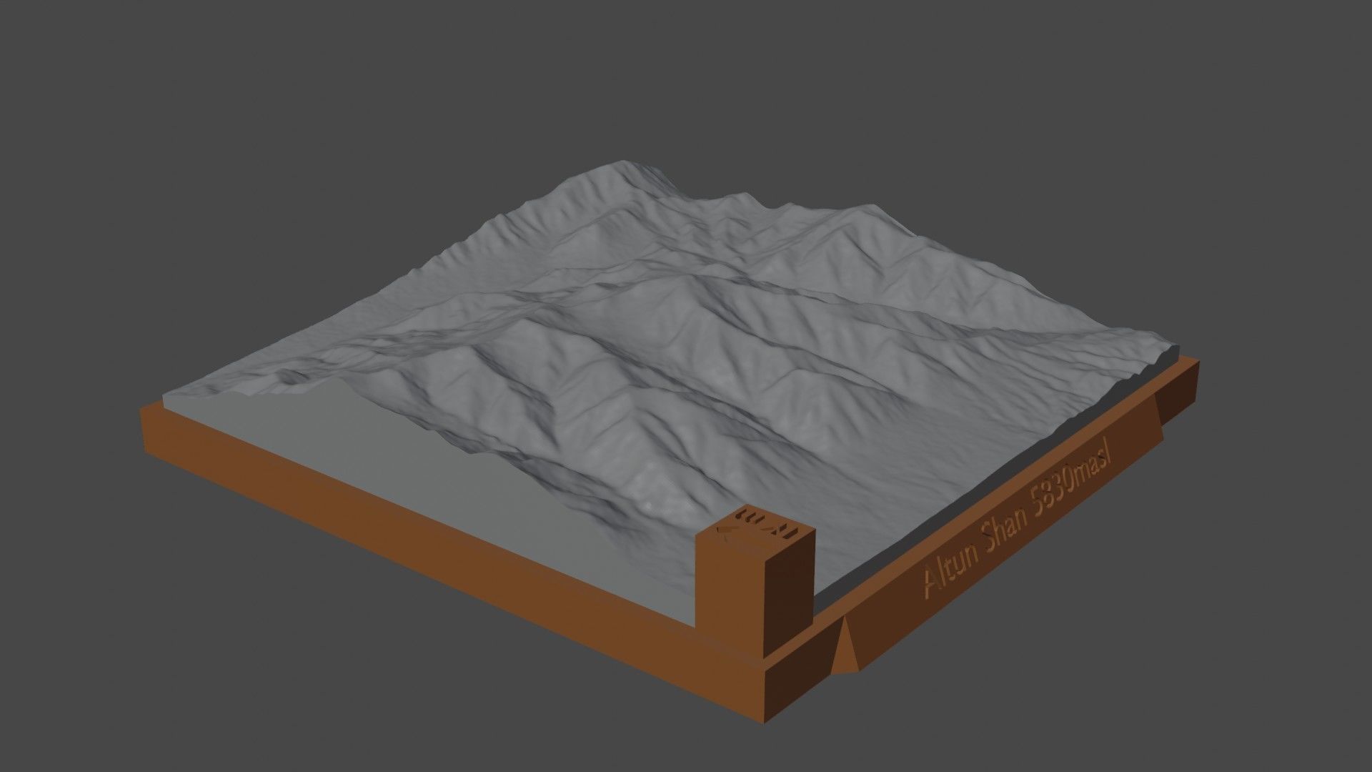 Altun Shan 3D model 3D printable | CGTrader