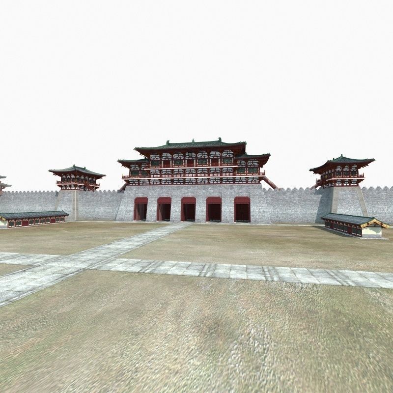Ancient Chinese city 3D model | CGTrader