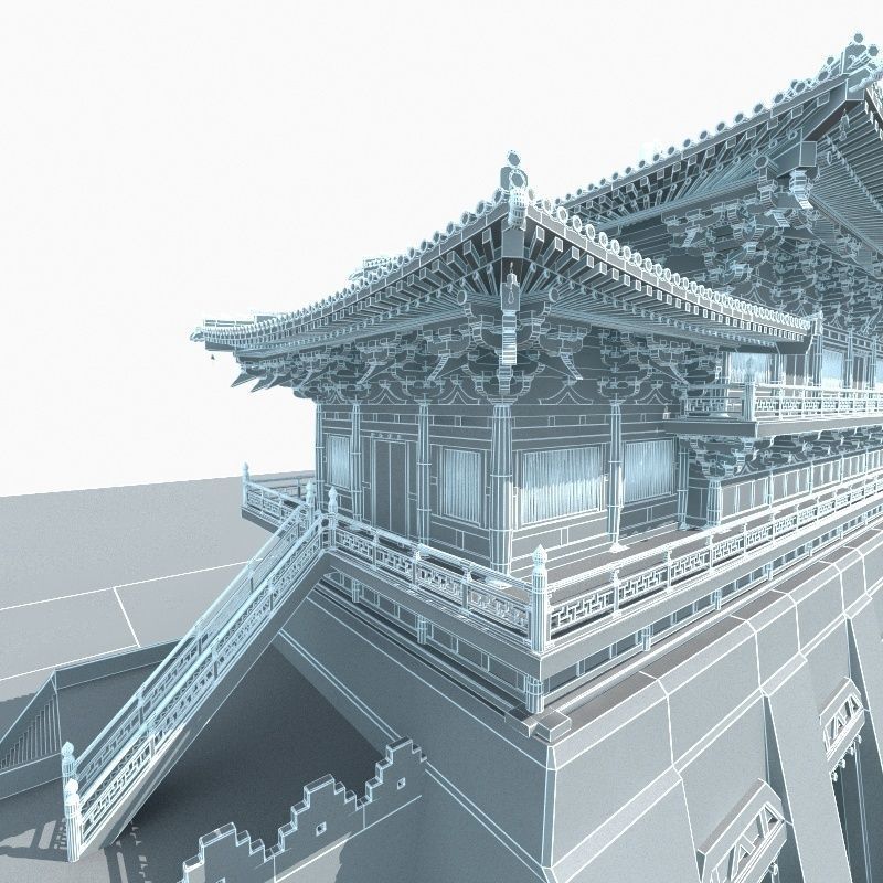 Ancient Chinese city 3D model | CGTrader