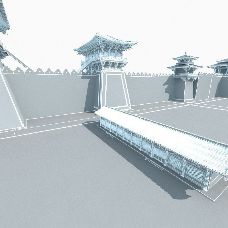 Ancient Chinese city 3D model | CGTrader