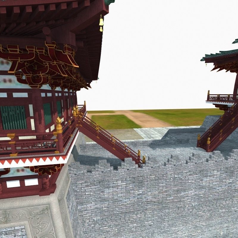 Ancient Chinese city 3D model | CGTrader