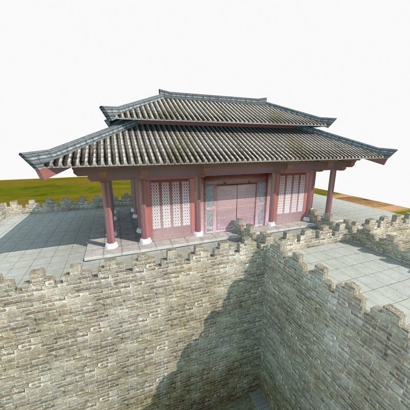 Ancient Chinese city 3D model | CGTrader