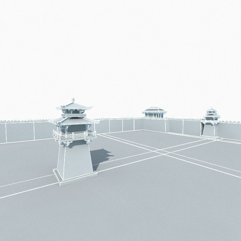 Ancient Chinese city 3D model | CGTrader