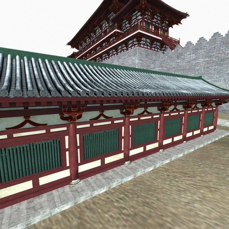 Ancient Chinese city 3D model | CGTrader