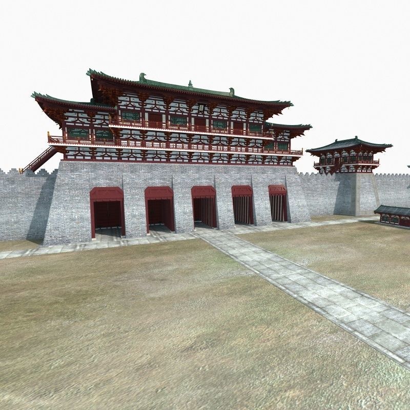 Ancient Chinese city 3D model | CGTrader