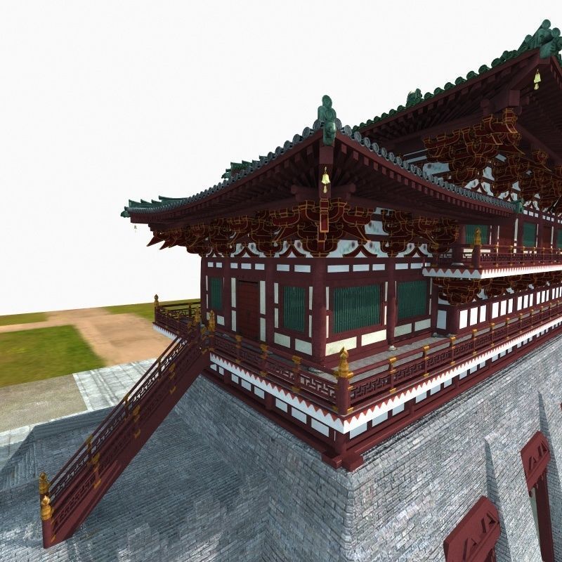 Ancient Chinese city 3D model | CGTrader