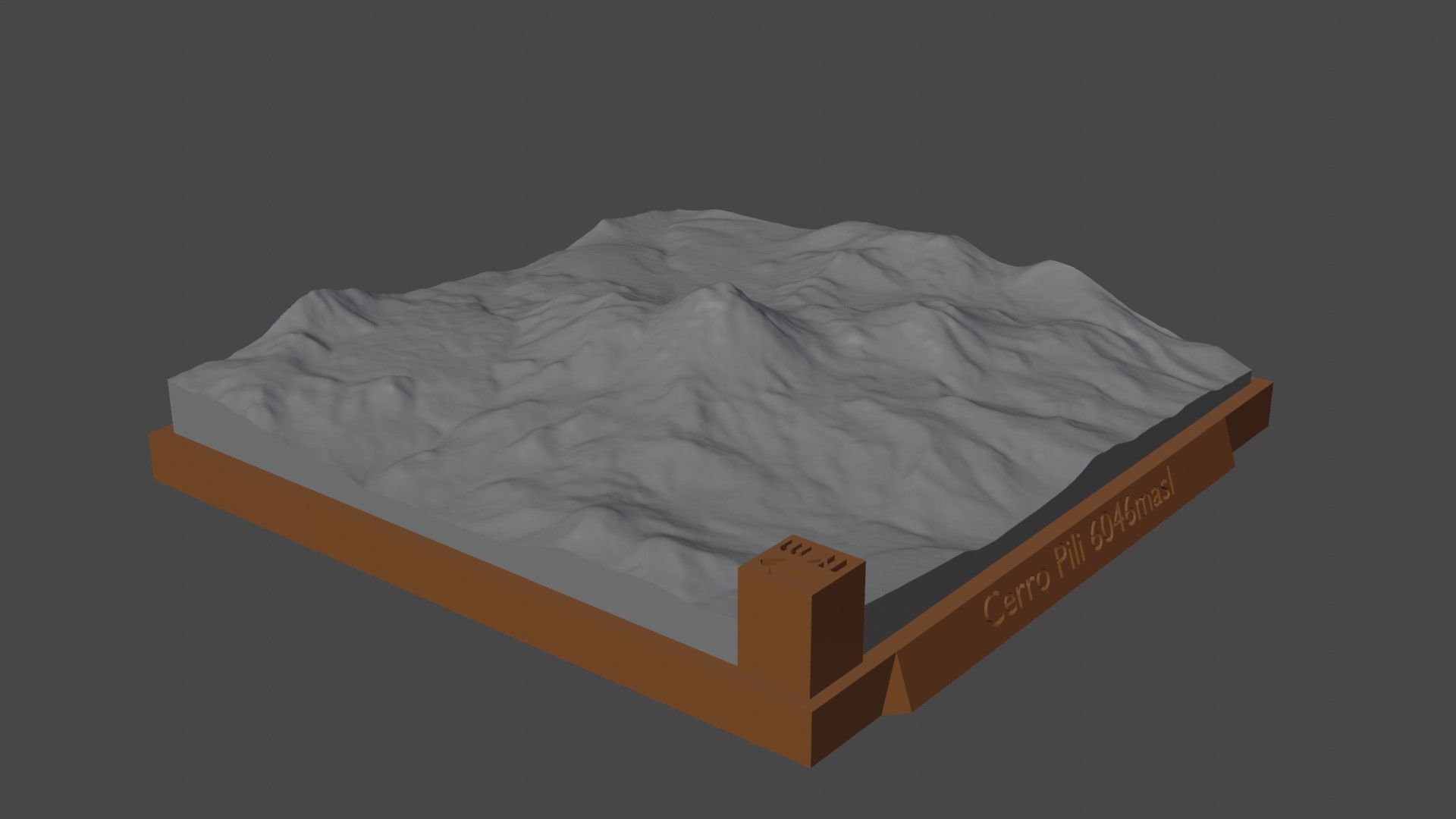 Cerro Pili 3D model 3D printable | CGTrader