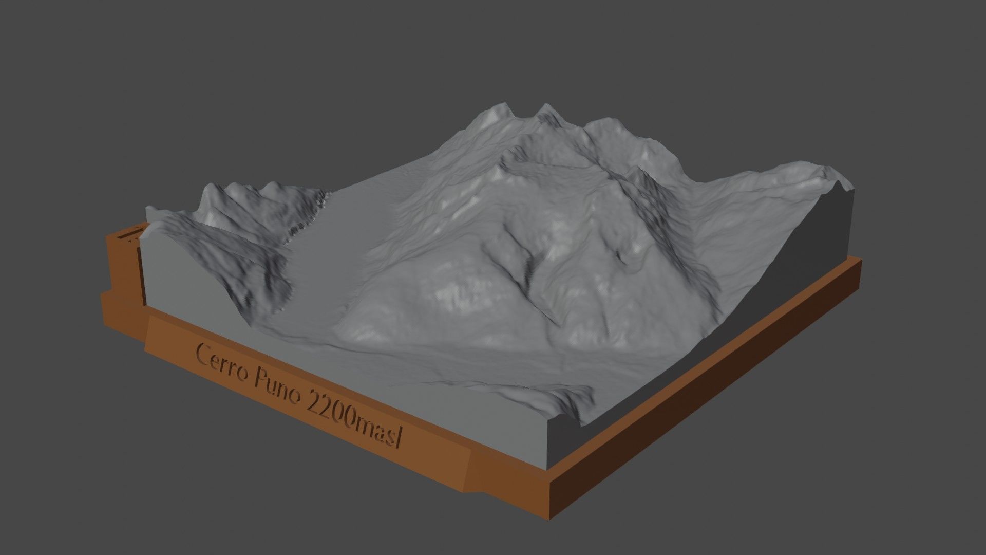 Cerro Puno 3D model 3D printable | CGTrader