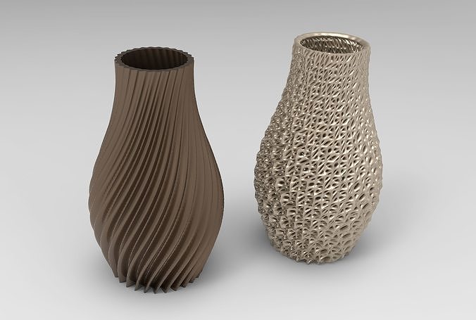 Vase Voronoi 9 3D model 3D printable | CGTrader