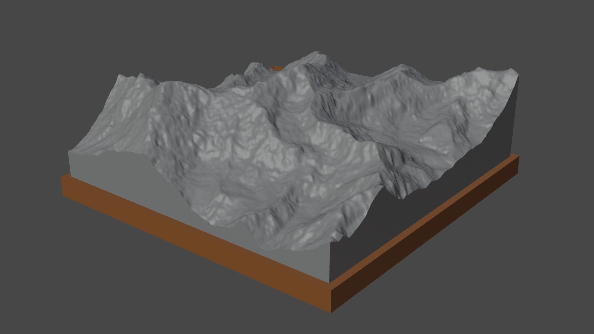 Chakragil mountain 3D model 3D printable | CGTrader