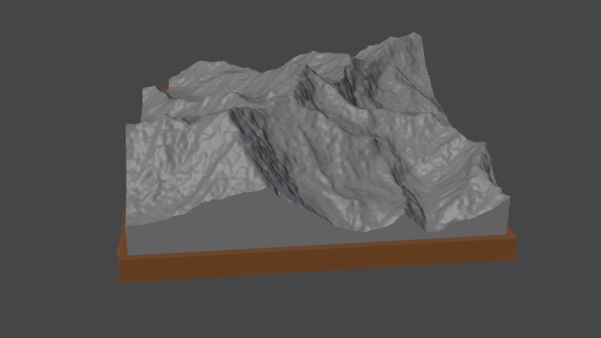 Chakragil mountain 3D model 3D printable | CGTrader