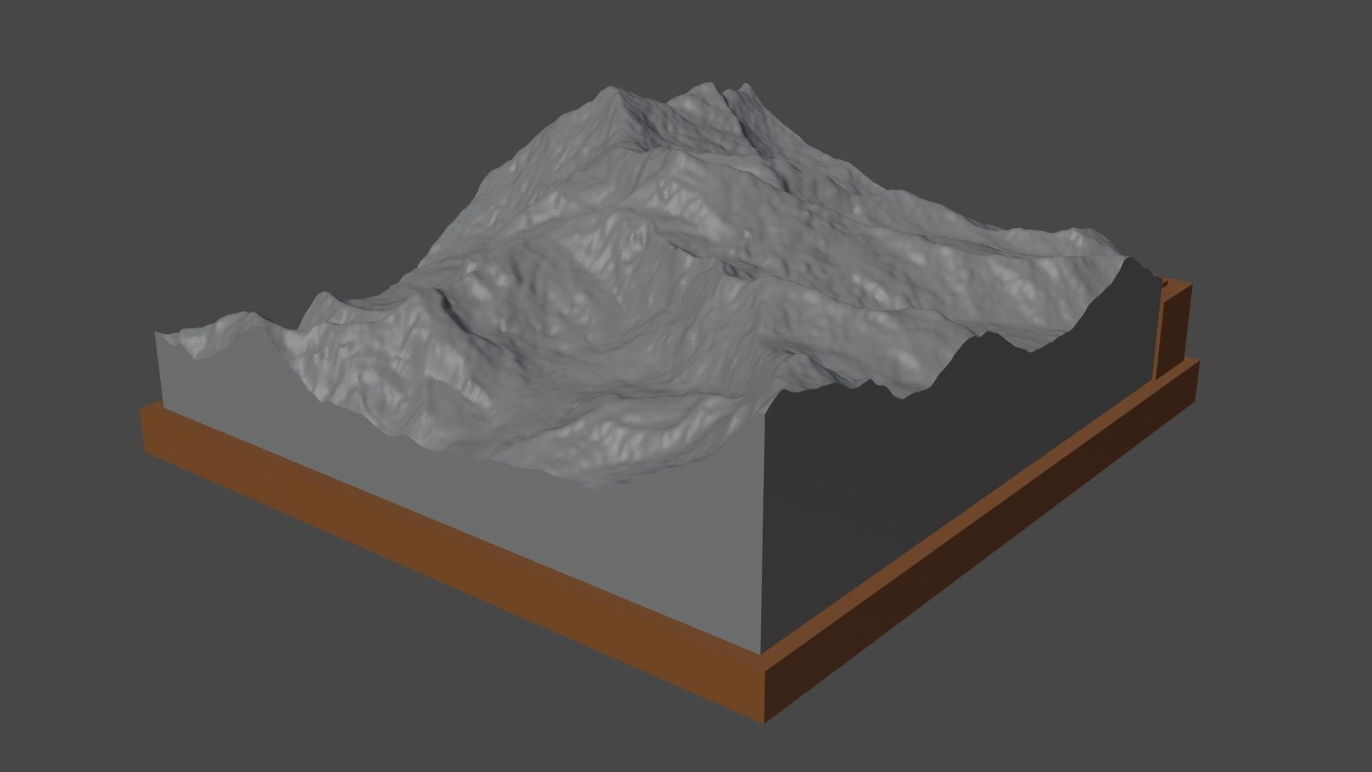 Chakragil mountain 3D model 3D printable | CGTrader