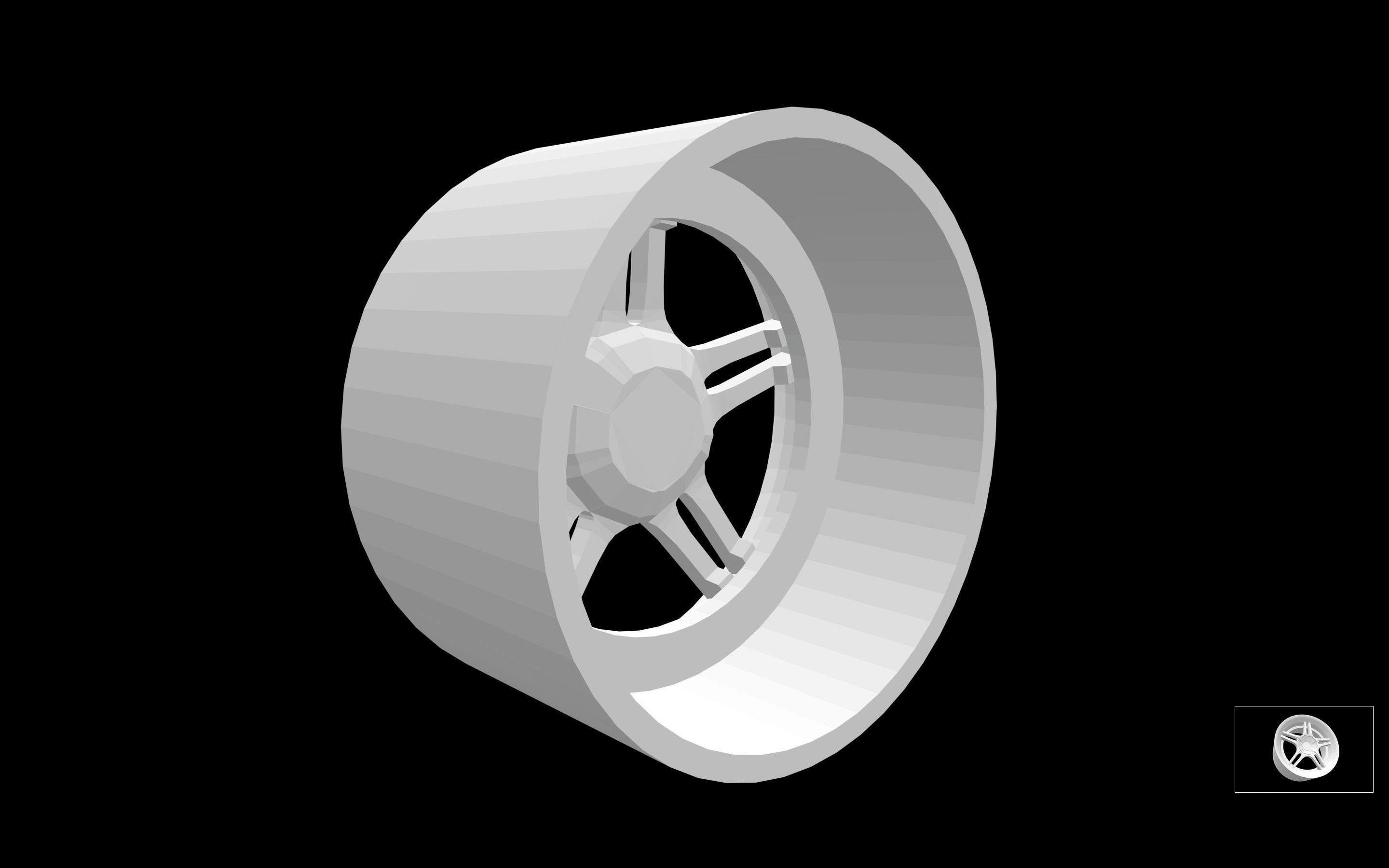 Motegi FF5 scalable and printable rims 3D model 3D printable | CGTrader