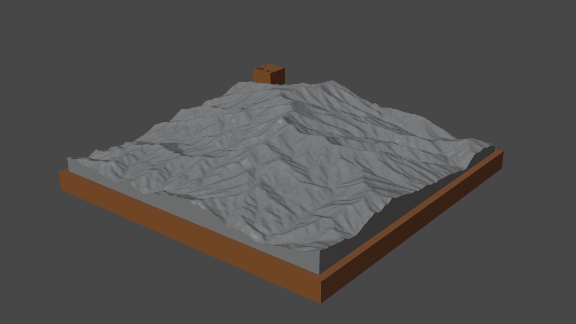 Chiri-san mountain 3D model 3D printable | CGTrader