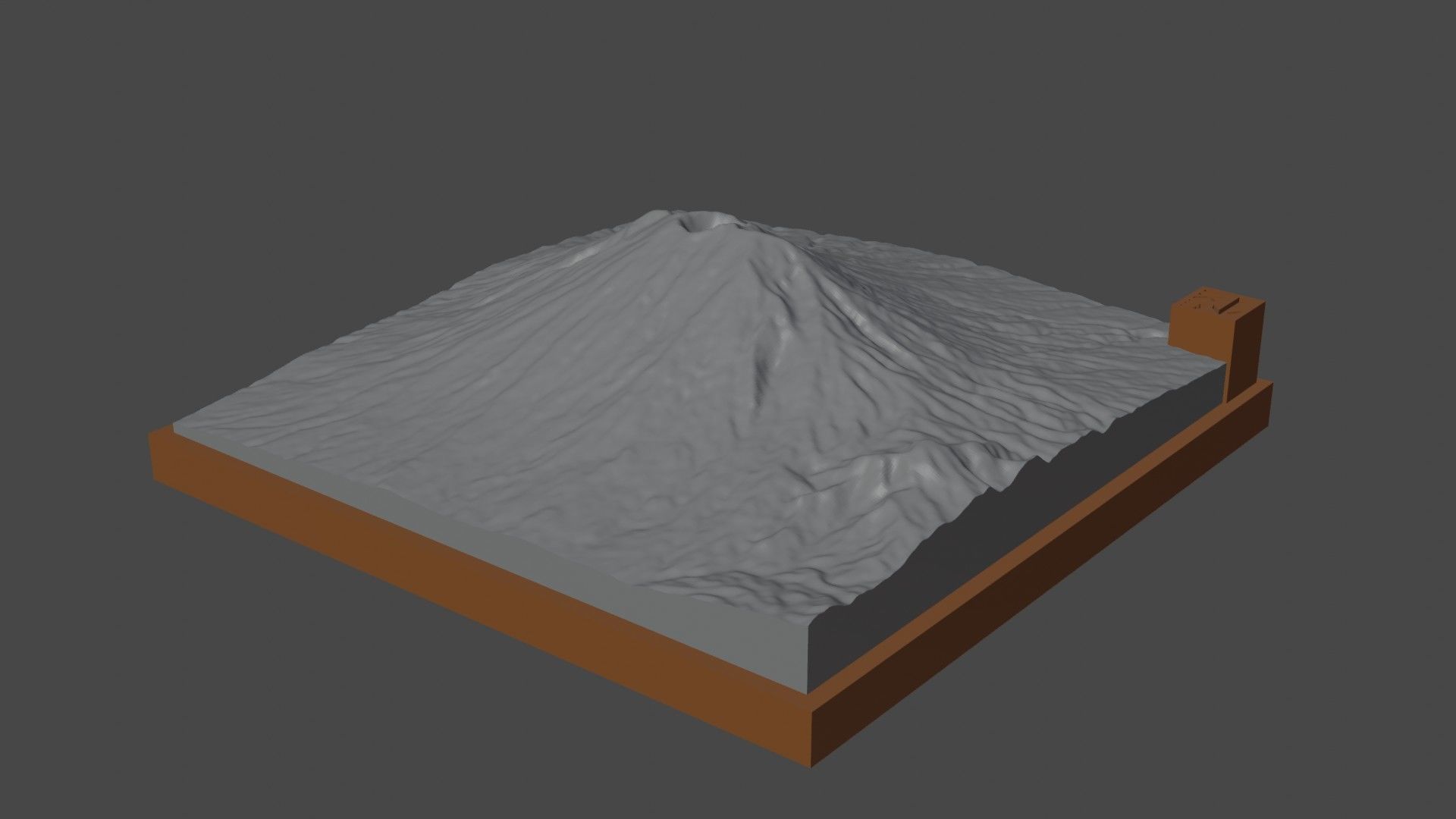 Gunung Agung 3D model 3D printable | CGTrader