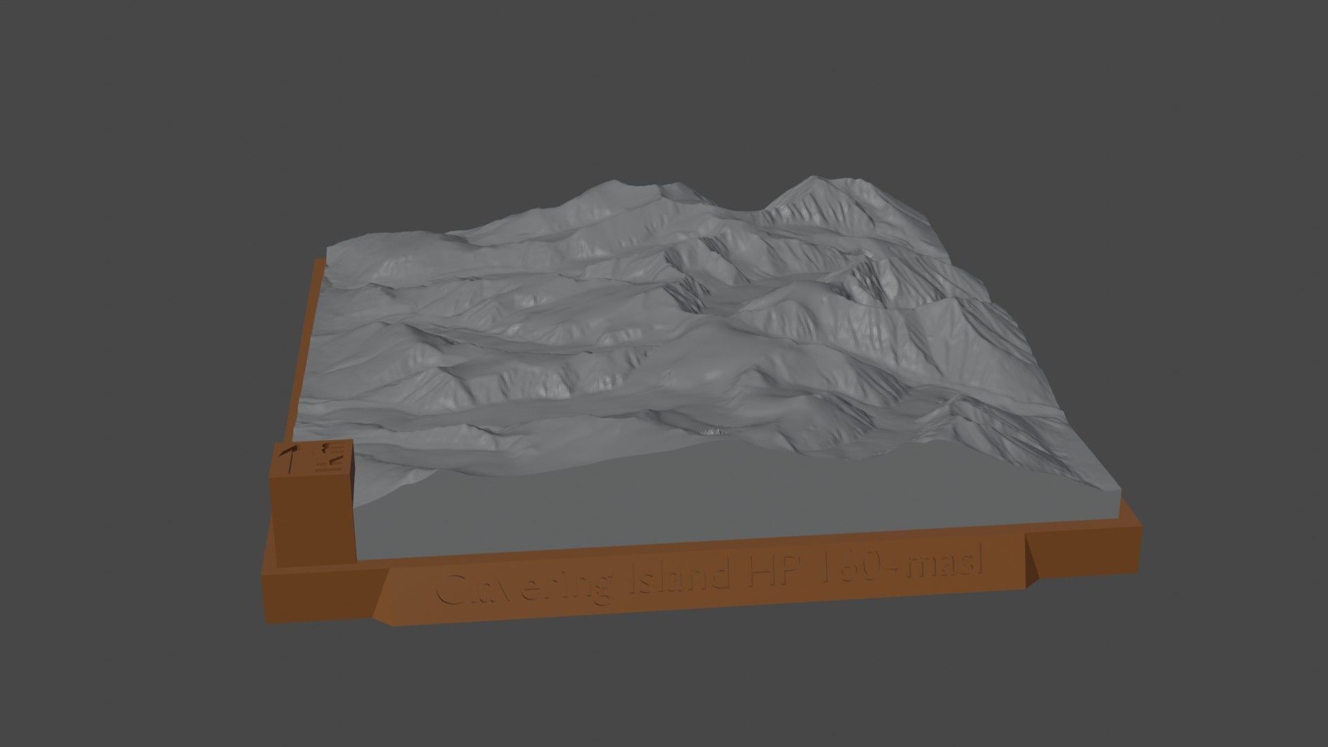 Clavering Island HP 3D model 3D printable | CGTrader