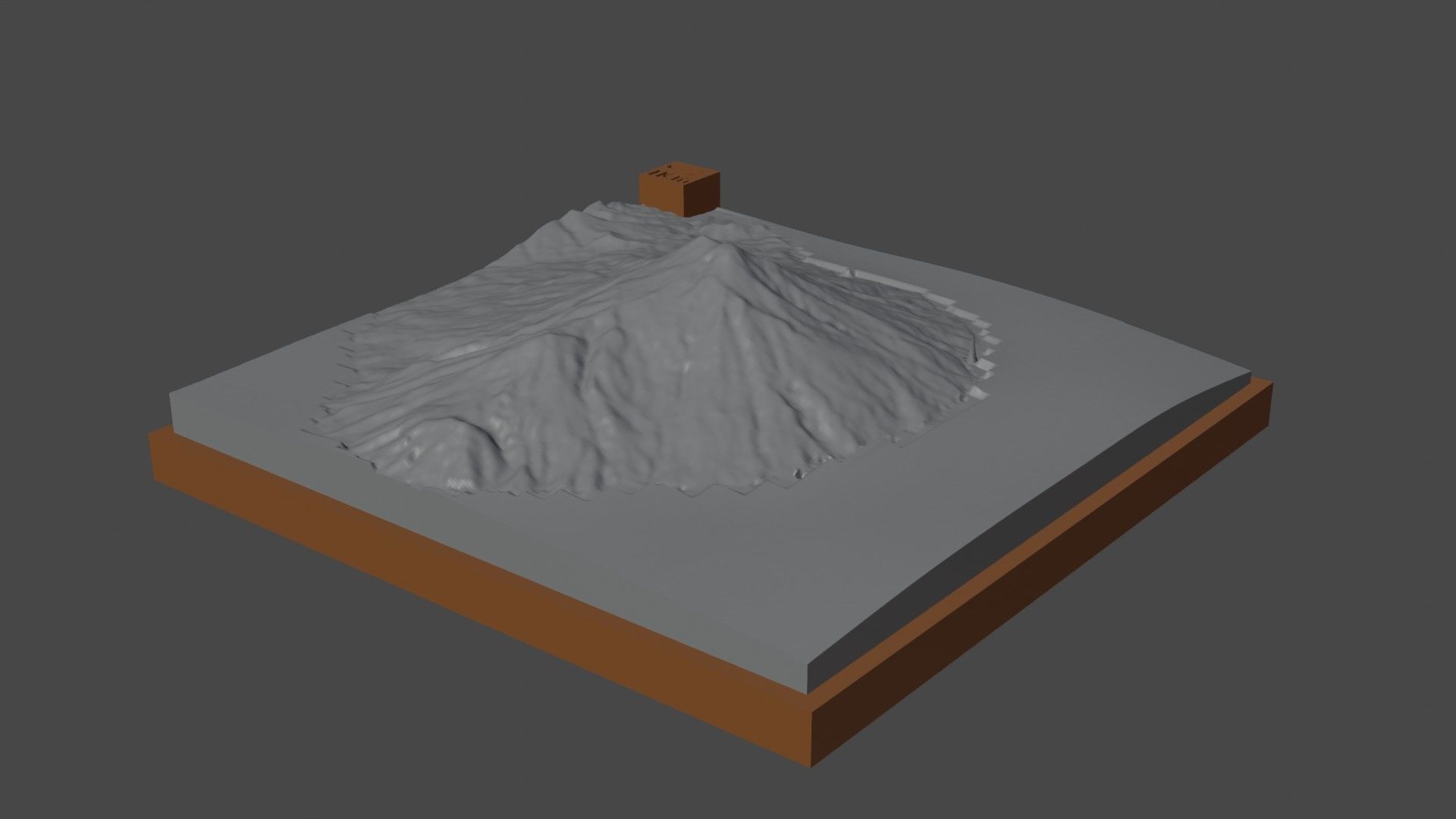 Gunung Api 3D model 3D printable | CGTrader