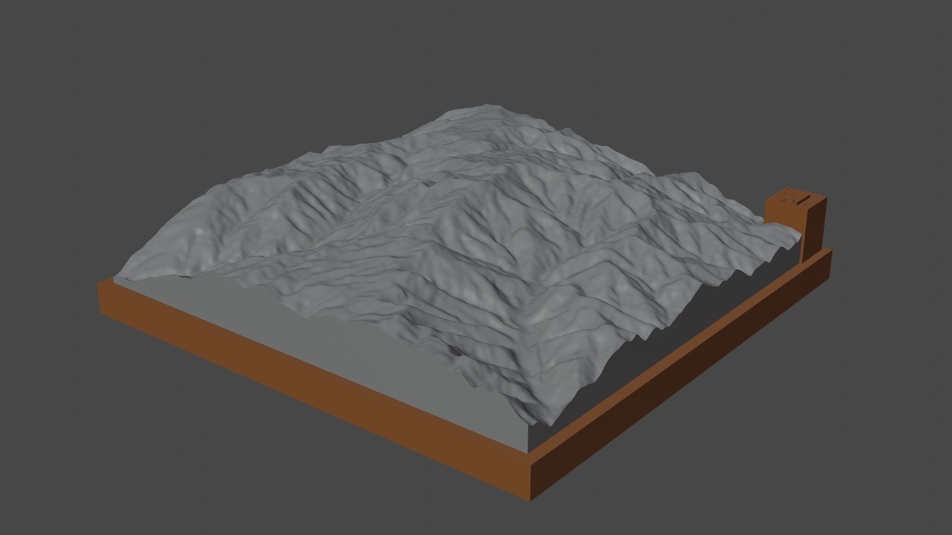 Gunung Bandahara 3D model 3D printable | CGTrader
