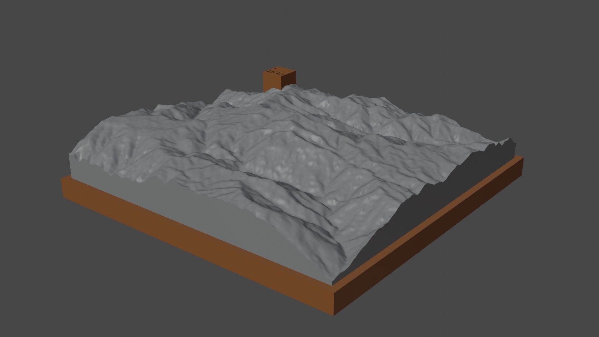 Gunung Bandahara 3D model 3D printable | CGTrader