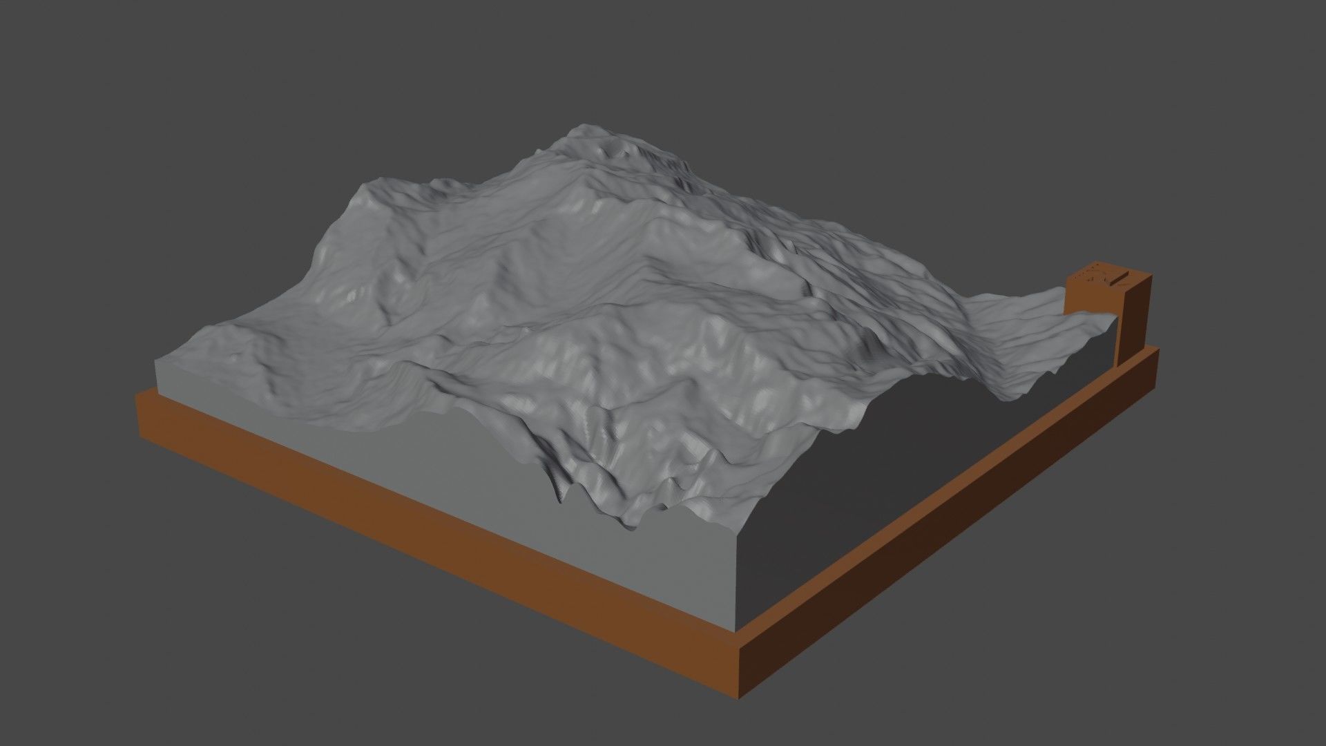 Gunung Binaiya 3D model 3D printable | CGTrader