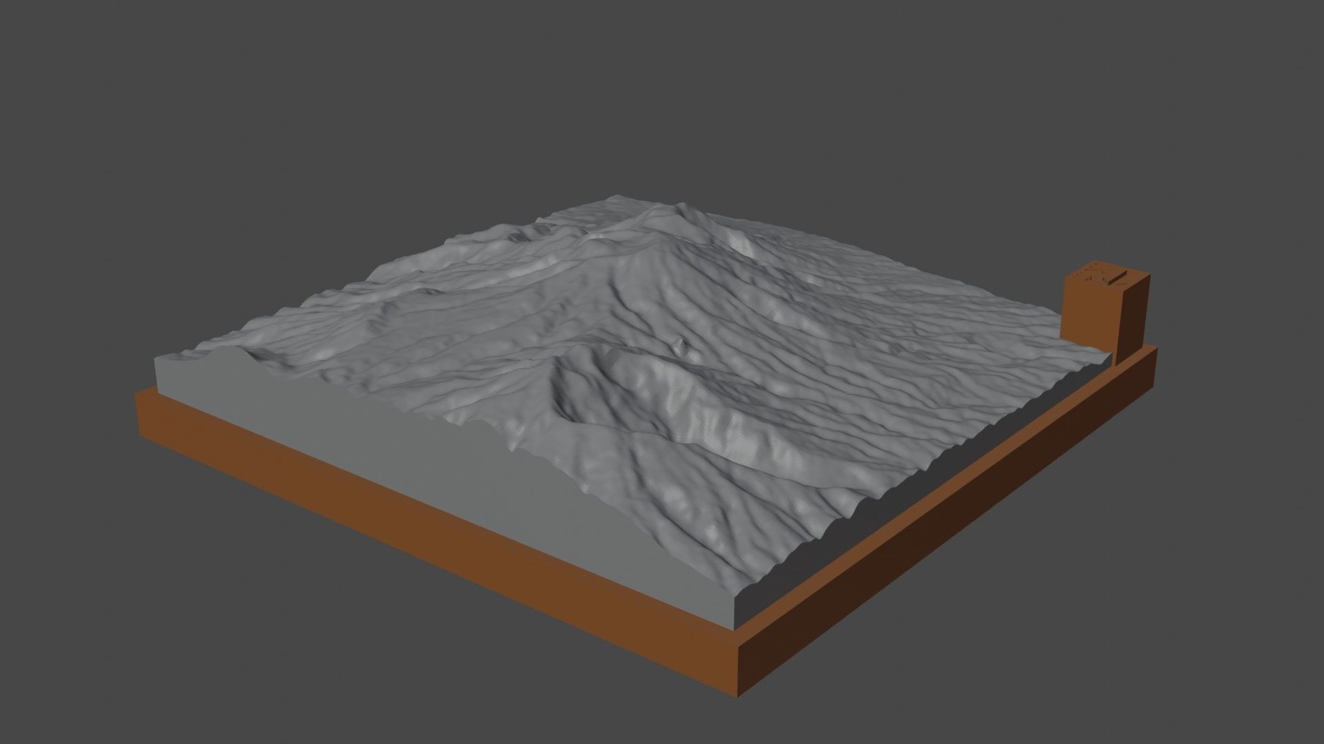 Gunung Butak 3D model 3D printable | CGTrader
