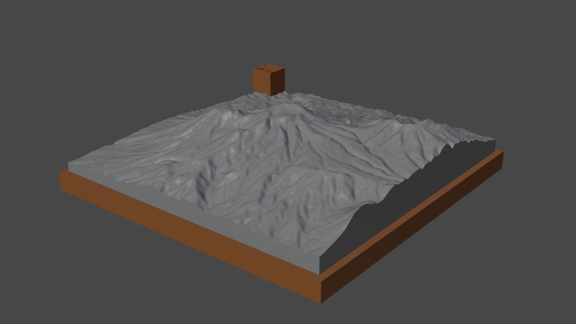 Gunung Butak 3D model 3D printable | CGTrader