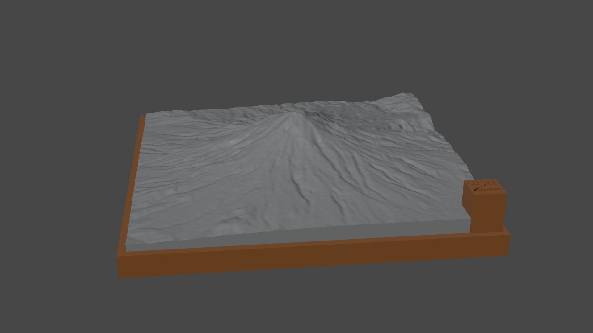 Gunung Cikuray 3D model 3D printable | CGTrader