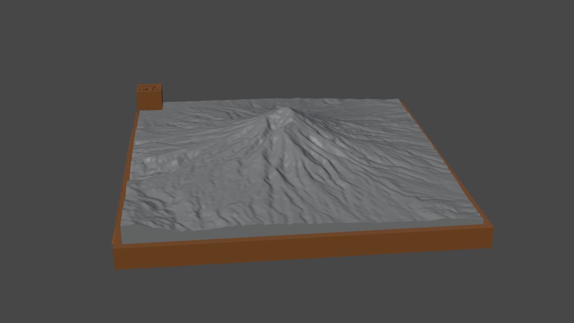 Gunung Cikuray 3D model 3D printable | CGTrader